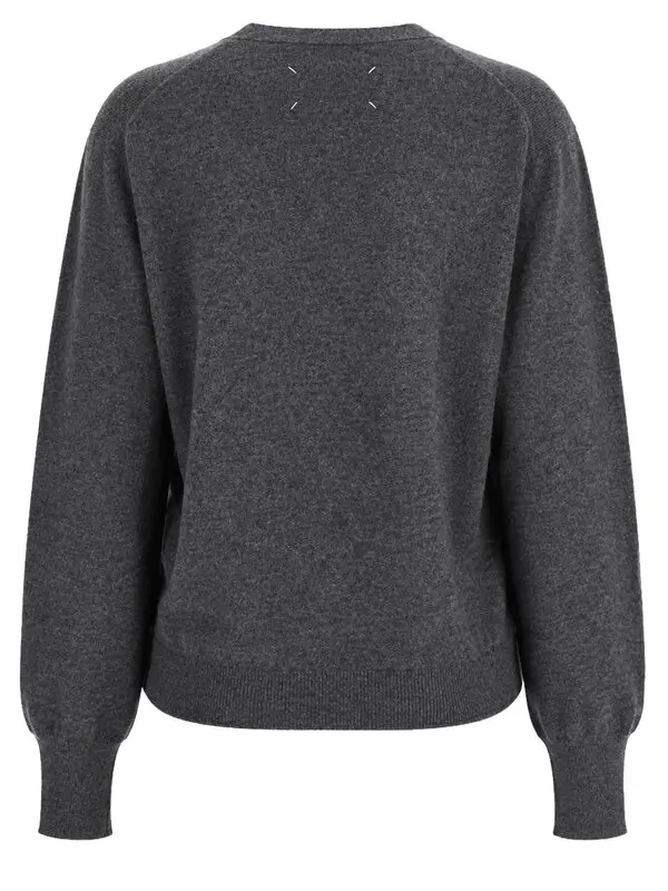 MAISON MARGIELA Cardigan In Lana - Grey