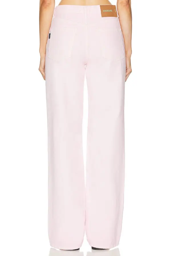 HAIKURE Korea Velvet Pier Flare Leg Trousers