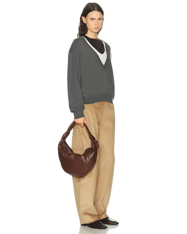 LEMAIRE Fortune Croissant Bag - Roasted Pecan