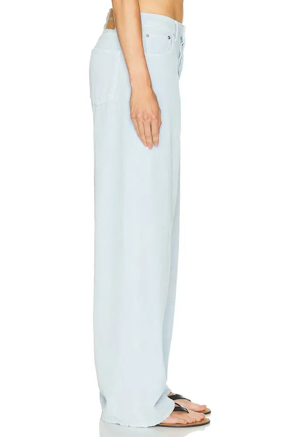 HAIKURE Velvet Pier Straight Leg Trousers - Sky