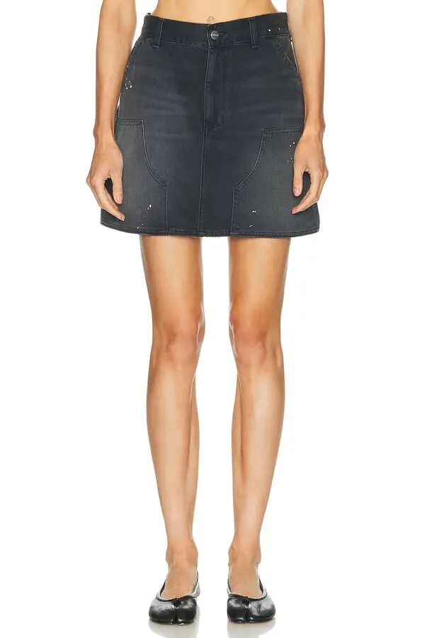 Carhartt Work In Progress Double Knee Mini Skirt - Black