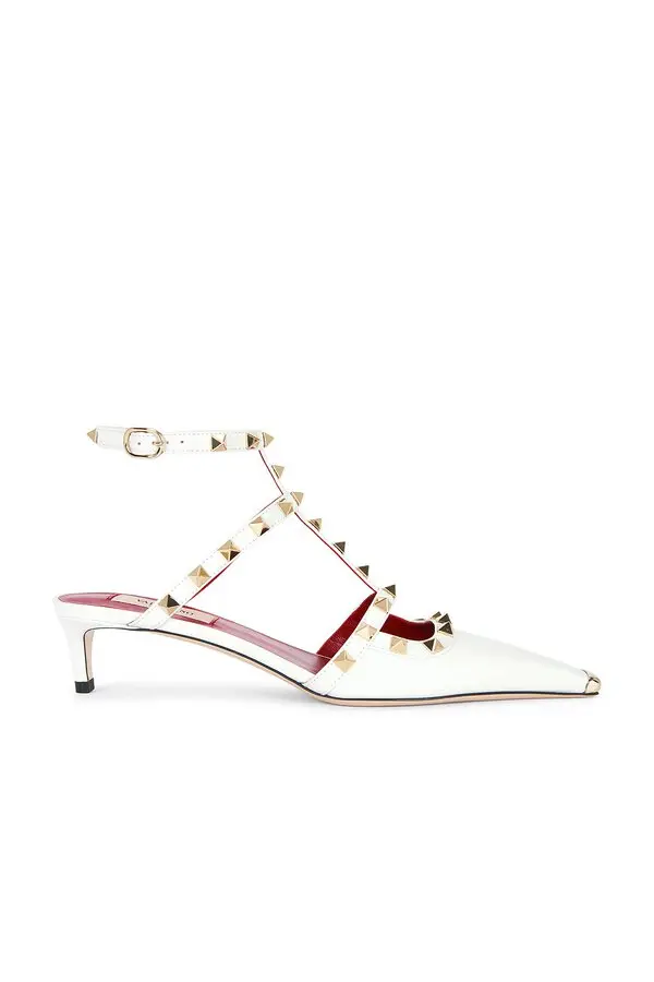Valentino Garavani Rockstud Ankle Strap Pump