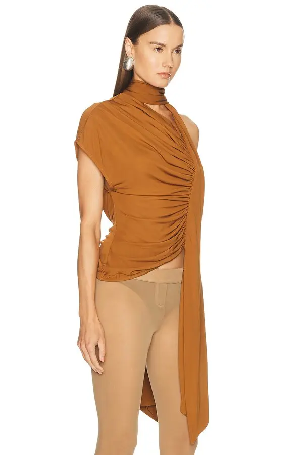 Christopher Esber Vienna Jersey Scarf Top