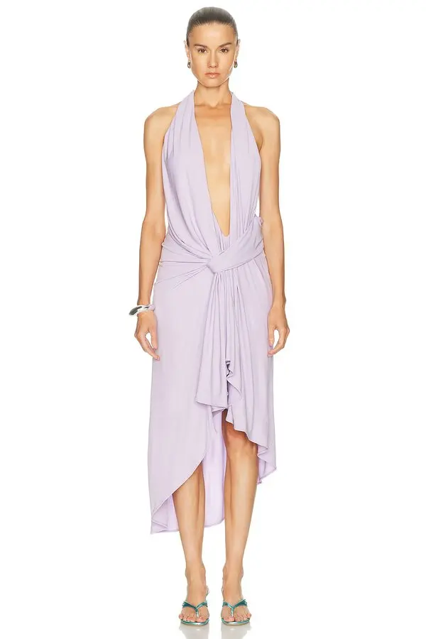 Christopher Esber Spire Cascade Midi Dress
