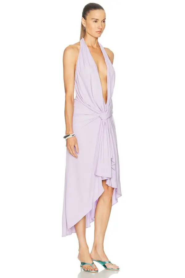 Christopher Esber Spire Cascade Midi Dress
