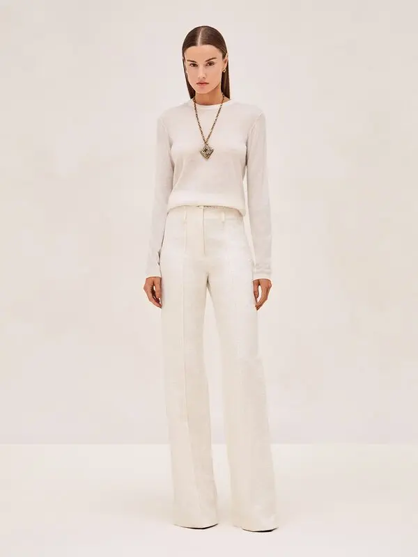 Alexis Laris Cashmere Crewneck Sweater