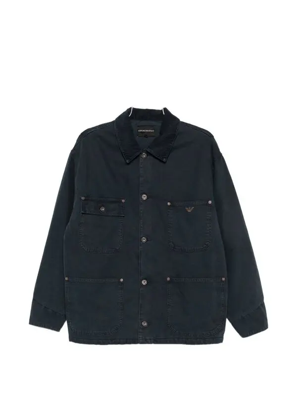 Emporio Armani Cotton Caban Coat