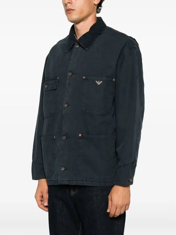 Emporio Armani Cotton Caban Coat