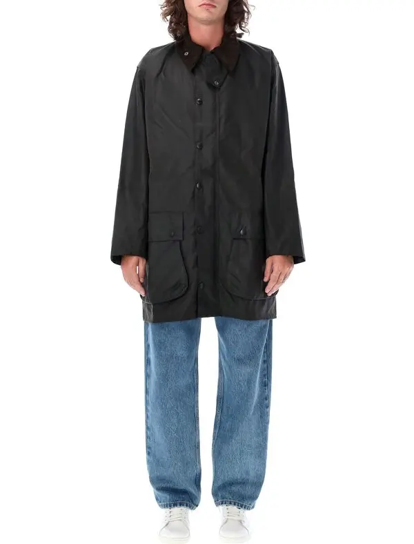Barbour Classic Long Waxed Cotton Jacket - Verde