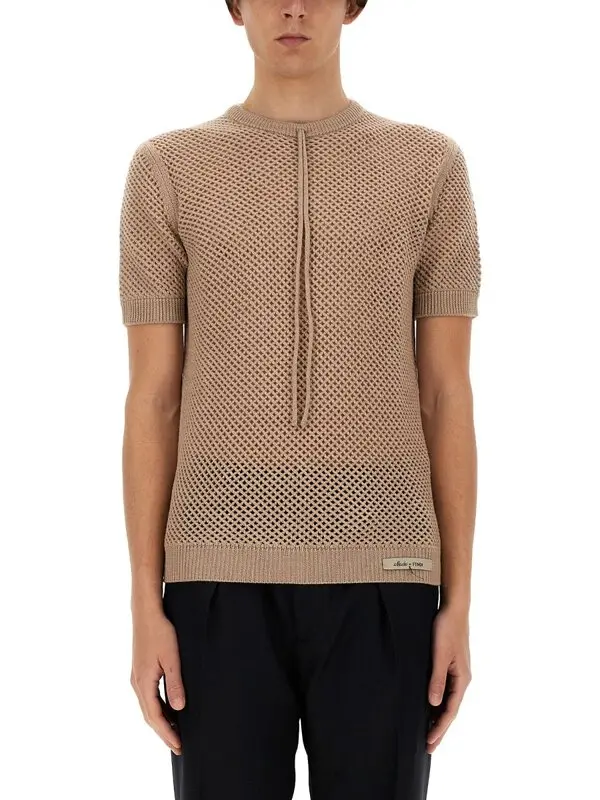 Fendi Open-knit Wool T-shirt