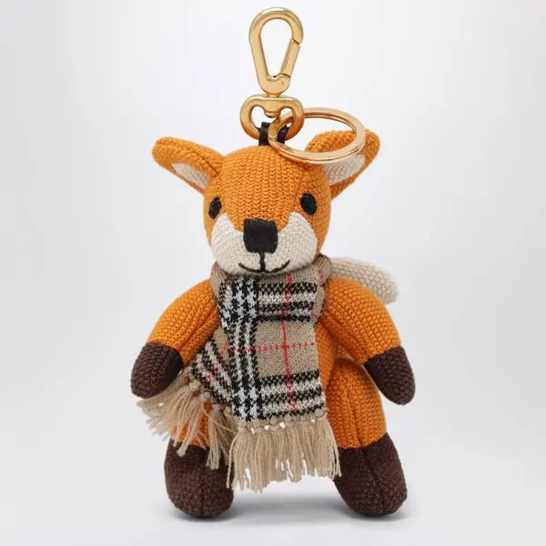 Burberry Mini Fox Scarf Charm Keyring