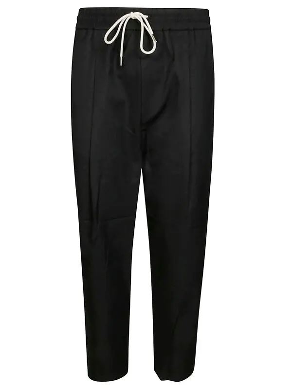 Drole De Monsieur Cropped Tailored Trousers - Nero