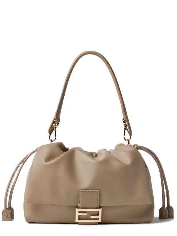 Fendi Mini Leather Shoulder & Crossbody Bag - Grigio