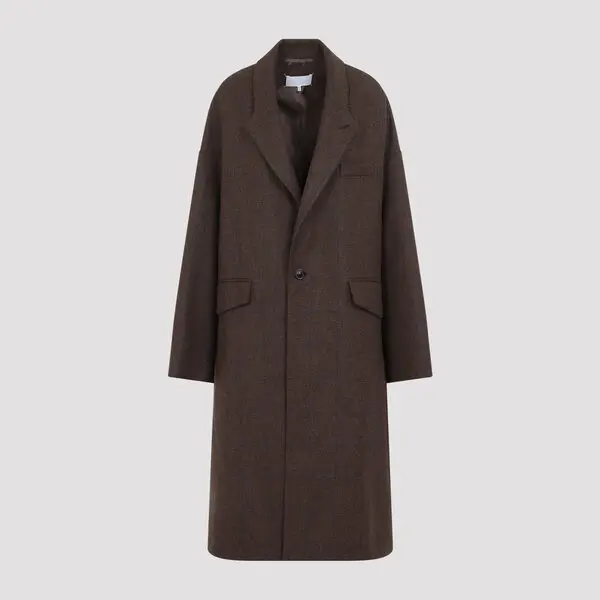 MAISON MARGIELA Wool Double-breasted Peacoat