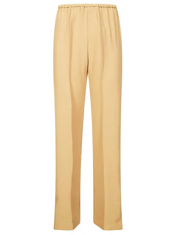 FORTE_FORTE Long Pants In Textured Knit