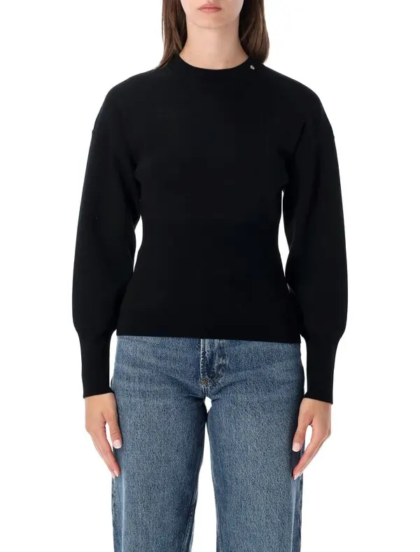 ANINE BING Sleek Knit Sweater - Nero