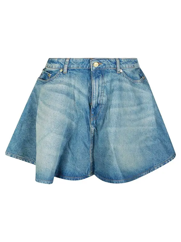 GANNI Mini Denim Skirt