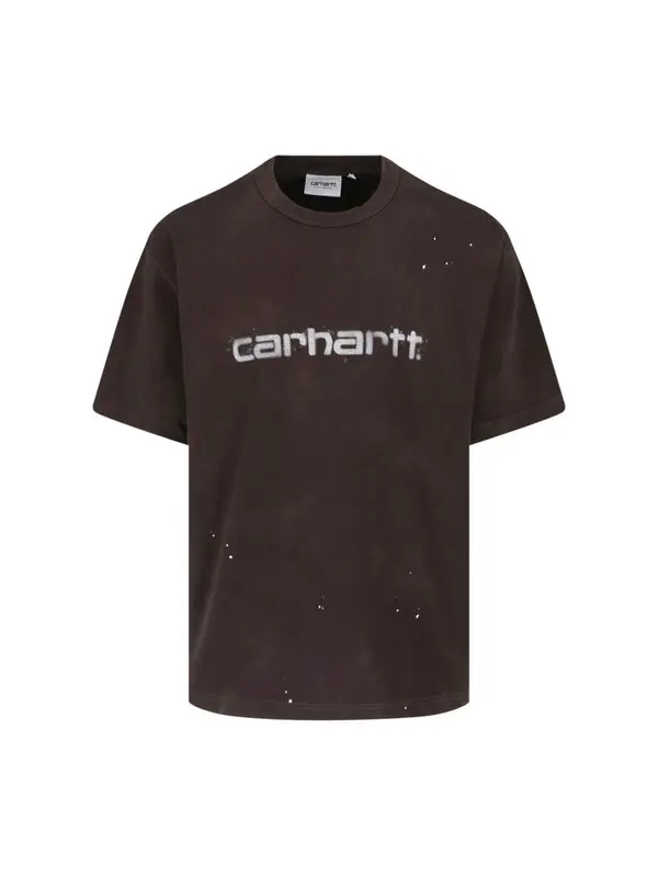 Carhartt Work In Progress Workwear Pocket T-shirt In 100% Cotton - Brown