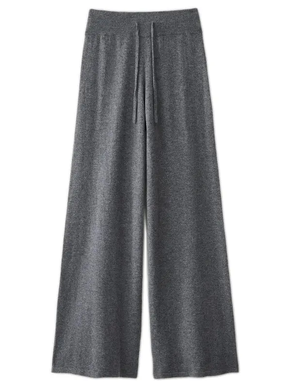 LISA YANG Cashmere Wide-leg Pants - Grigio