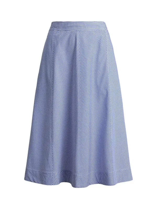 Ralph Lauren A-line Mini Skirt With Zip Fastening