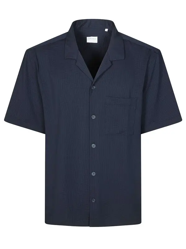 XACUS Technical Seersucker Shirt Jacket