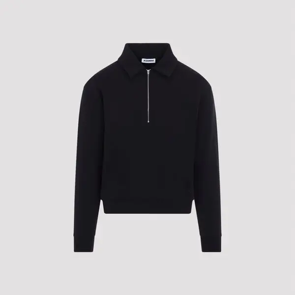 JIL SANDER Half-zip Sweatshirt - Blue