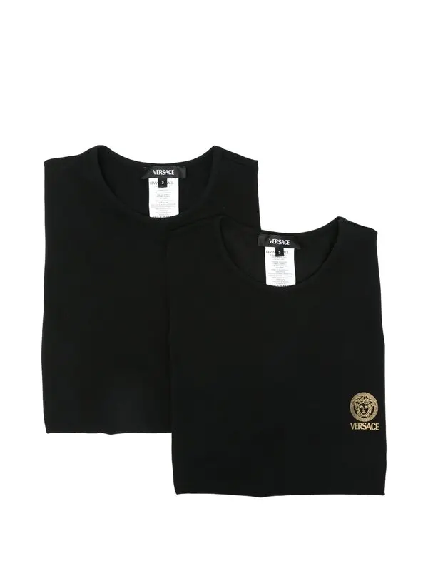Versace Stretch Cotton Crewneck T-shirt