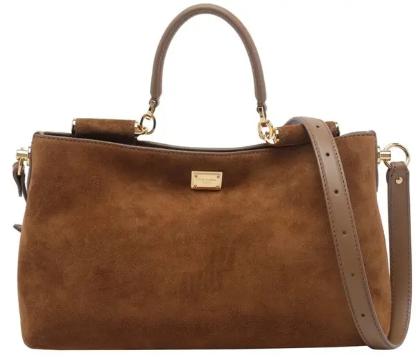 Dolce & Gabbana Textured Leather Crossbody Bag