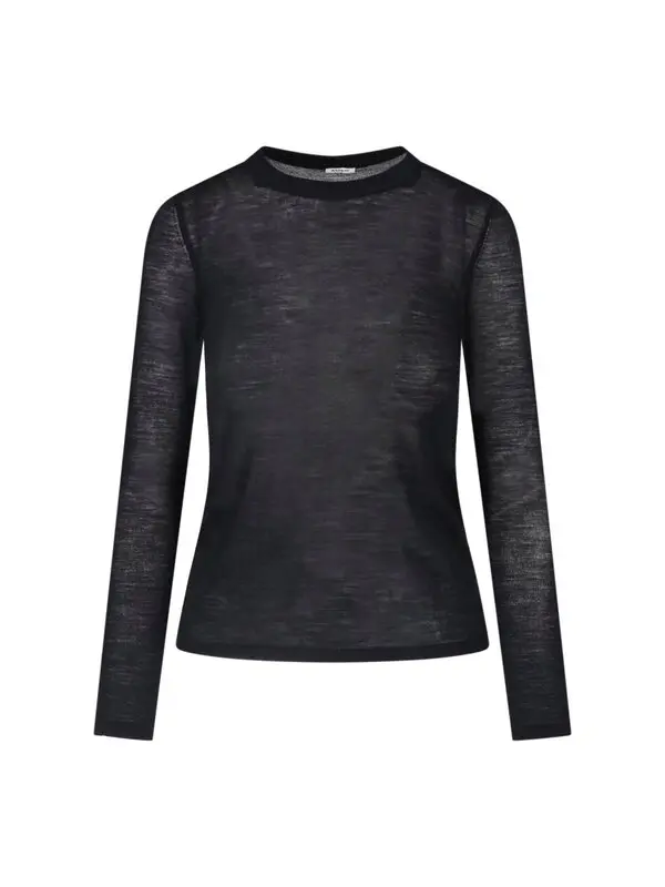 Aspesi 100% Virgin Wool Crew Neck Sweater