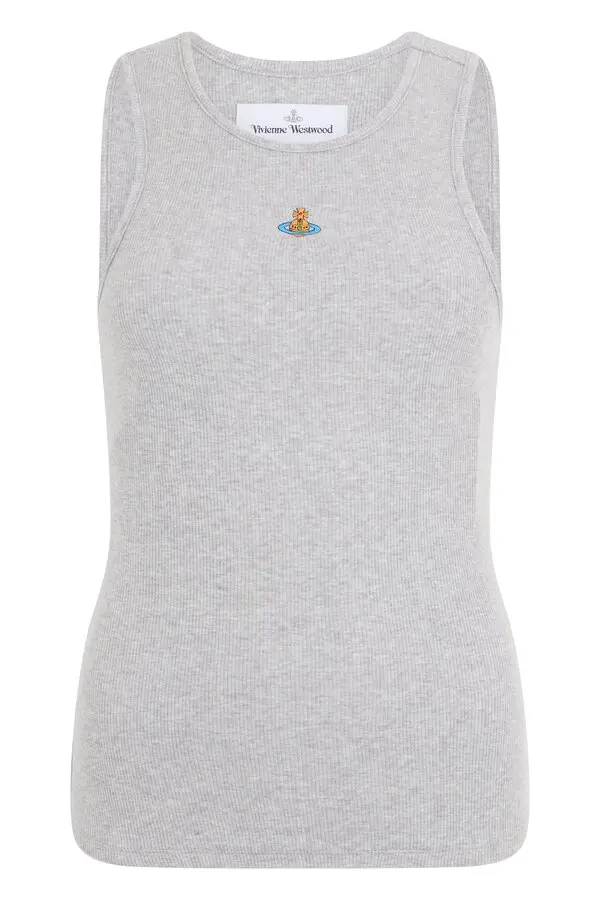 VIVIENNE WESTWOOD Orb Cotton Tank Top