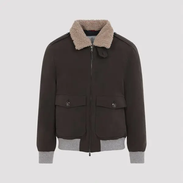 Brunello Cucinelli Water-resistant Cotton Blend Jacket For