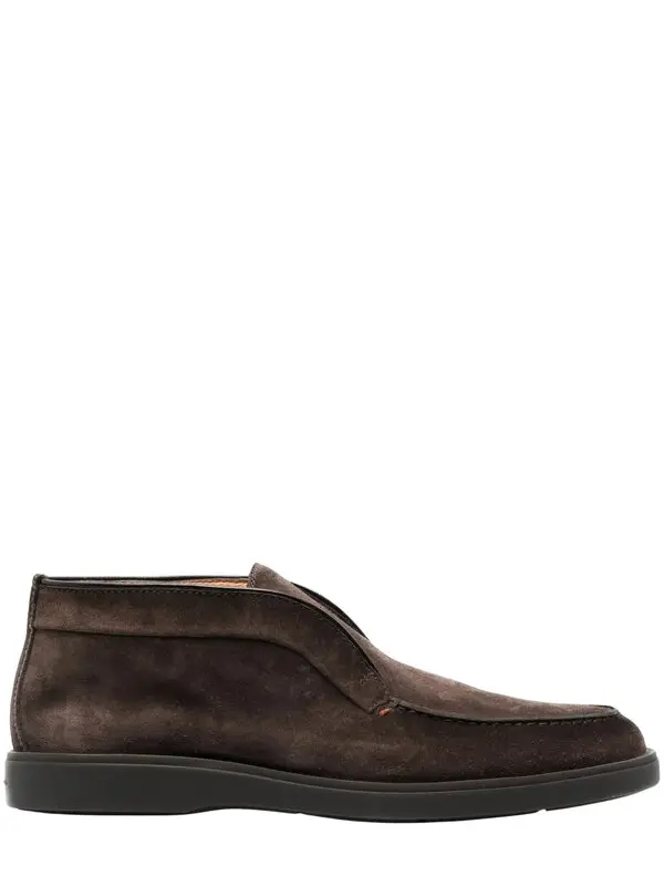 Santoni Leather Flat Shoes