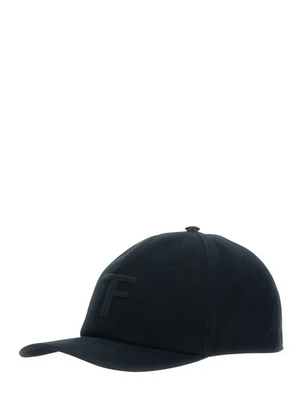 TOM FORD Embroidered Logo Baseball Cap - Black