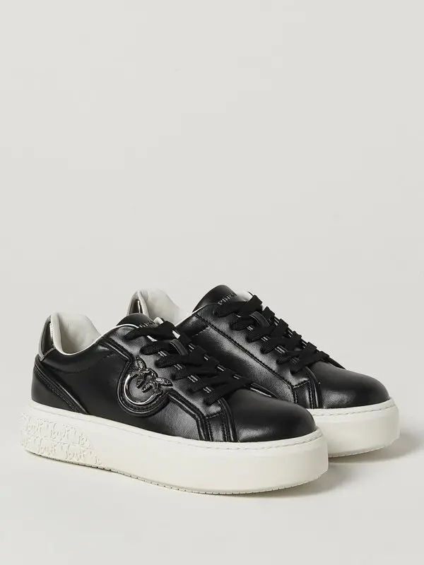 Pinko Logo Embellished Platform Sneakers