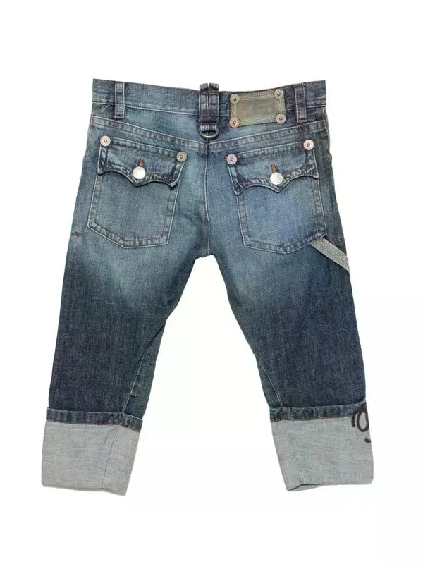 Dsquared2 Belt-loop Cropped Jeans