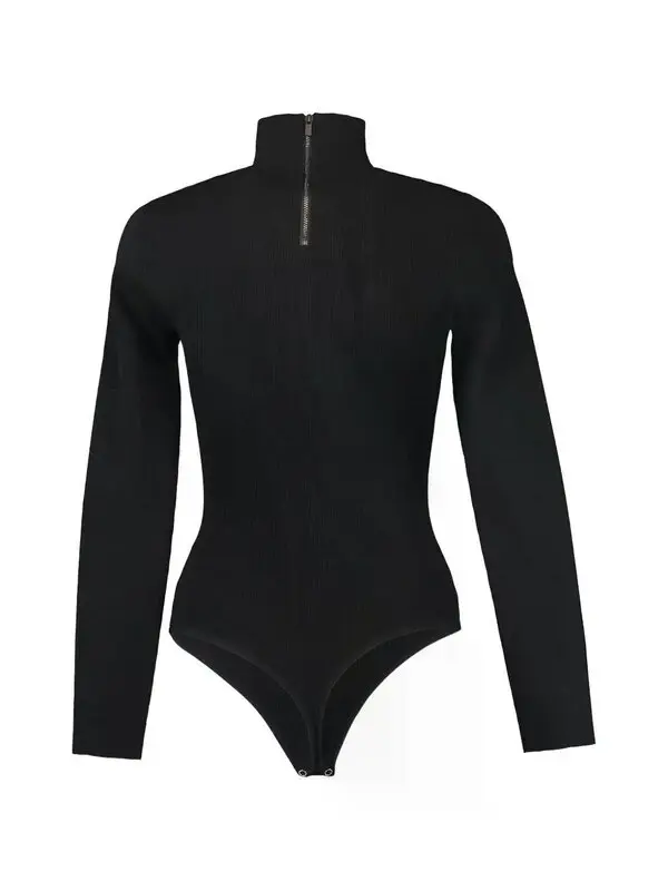 Michael Kors Ribbed-knit Turtleneck Bodysuit