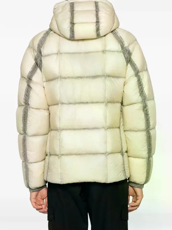 C.P. COMPANY Quilted Down Jacket With Lens Detail