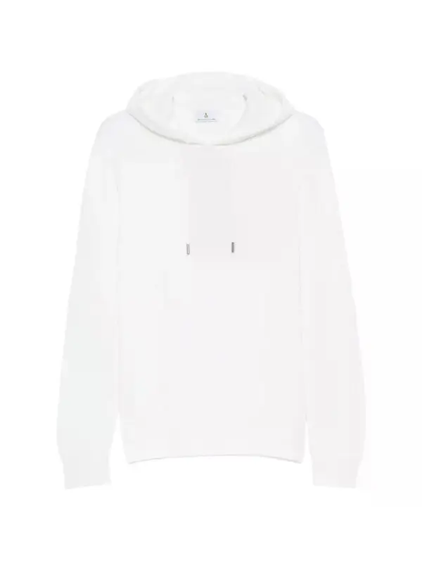 MAGAZZINO RICAMBI Ribbed Knit Drawstring Hoodie