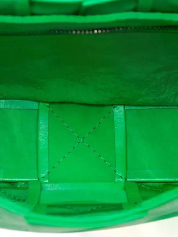 Bottega Veneta Nappa Intrecciato Cassette Crossbody Bag - Green