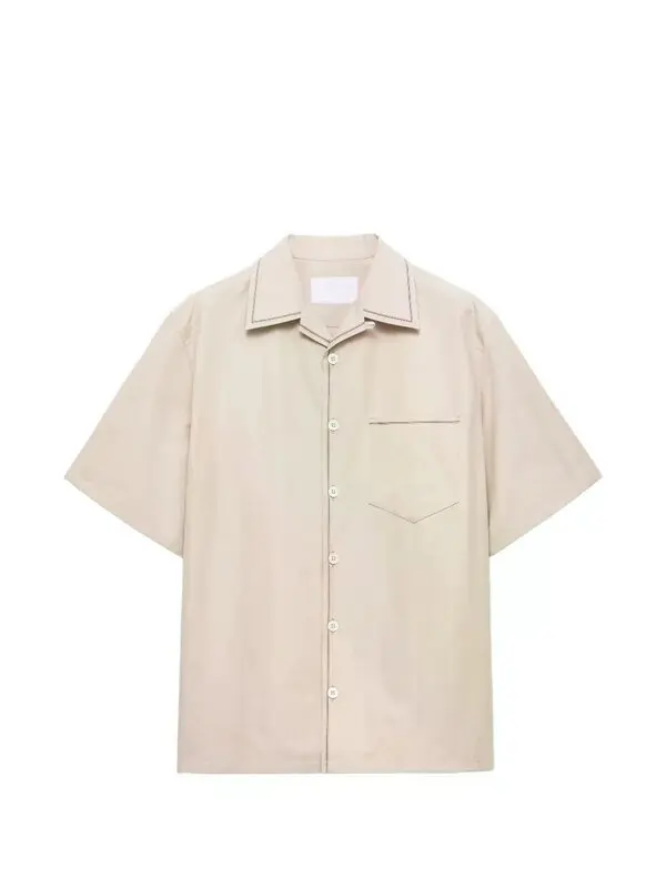 Prada Short-sleeved Cotton Shirt