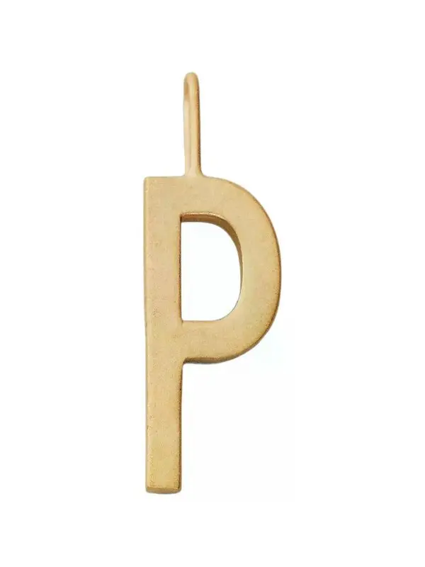 DESIGN LETTERS Tone Letter Pendant
