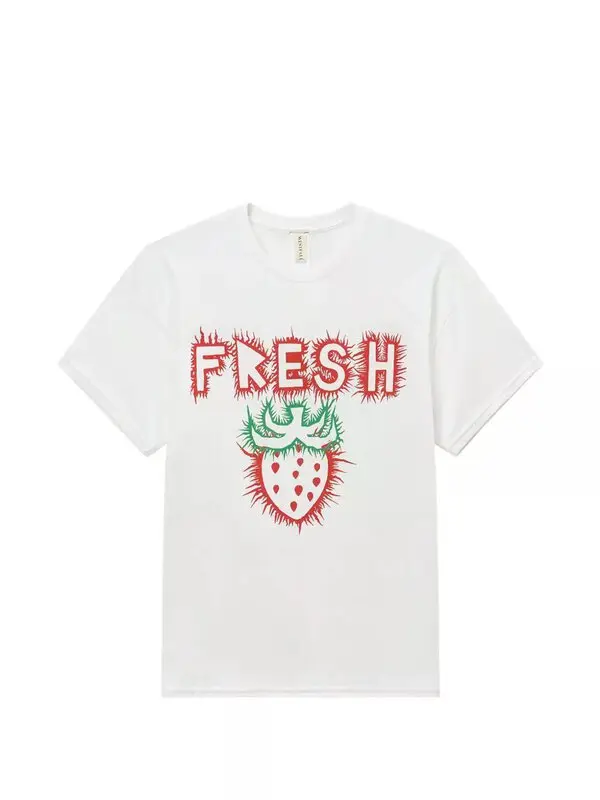 WESTFALL Strawberry-print T-shirt