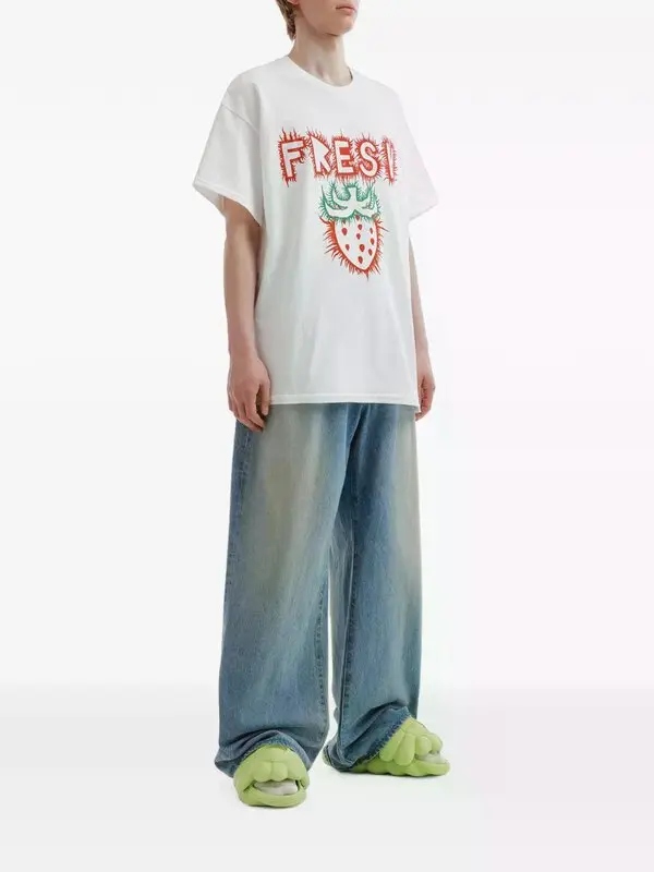 WESTFALL Strawberry-print T-shirt