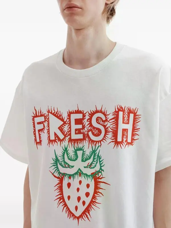 WESTFALL Strawberry-print T-shirt