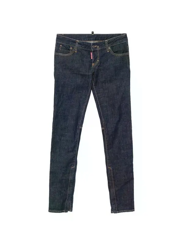 Dsquared2 Low-rise Jeans With Contrast Stitching