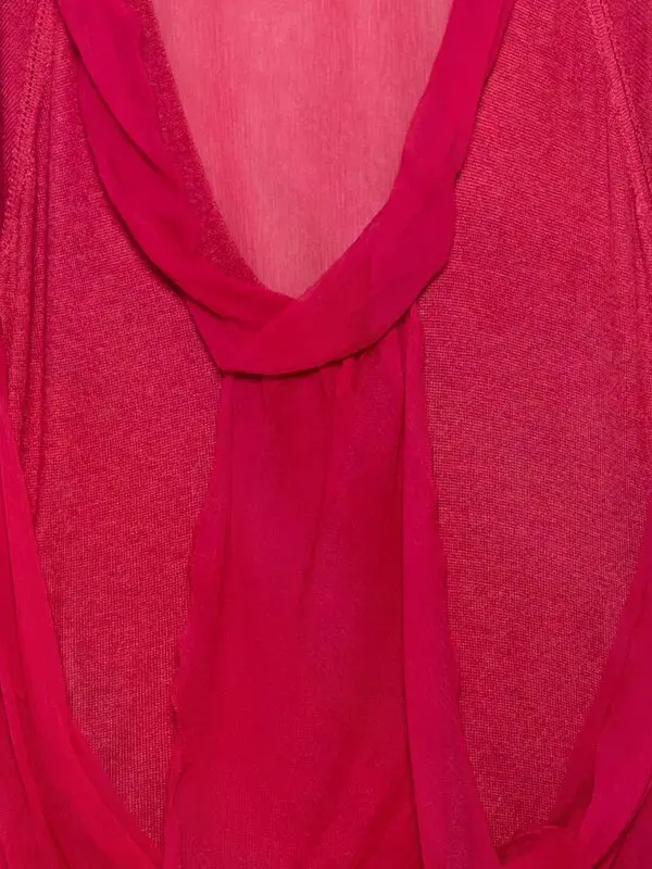 John Galliano Draped Neck Sweater