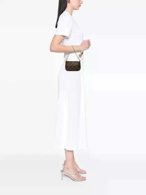 LOUIS VUITTON 2005 Monogram Mini Pochette Accessoires Handbag