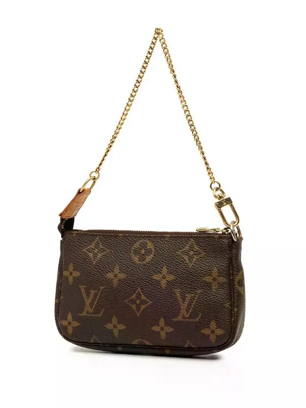 LOUIS VUITTON 2005 Monogram Mini Pochette Accessoires Handbag