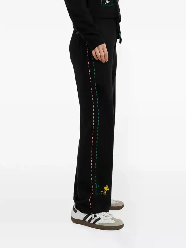 Chinti & Parker Peanuts Wide-leg Track Pants