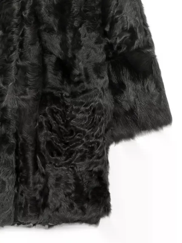 LISKA Textured Fur-finish Jacket